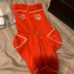 MCM | Shoes | Mcm Socks Orange | Poshmark